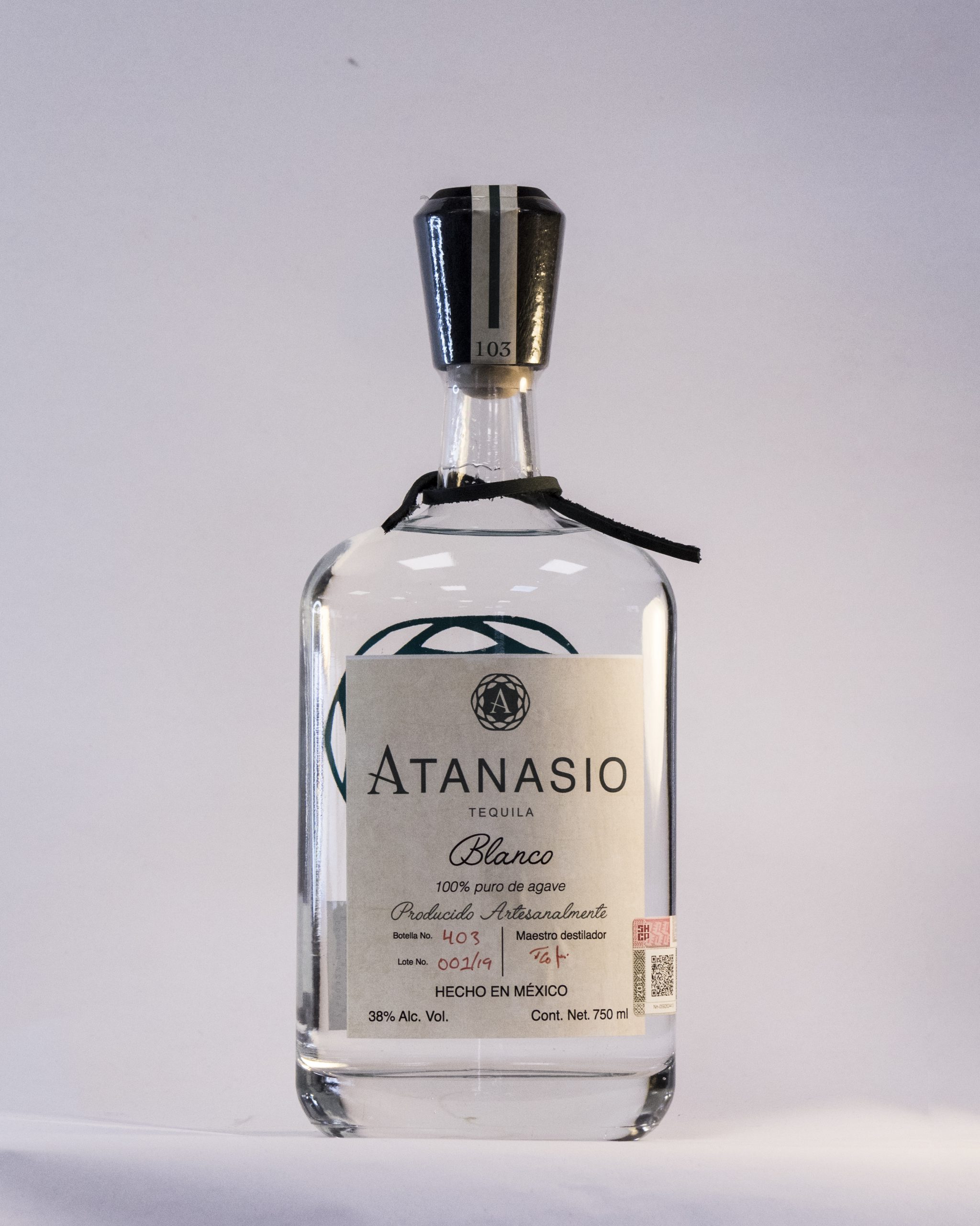 TEQUILA ATANASIO BLANCO 750 ML