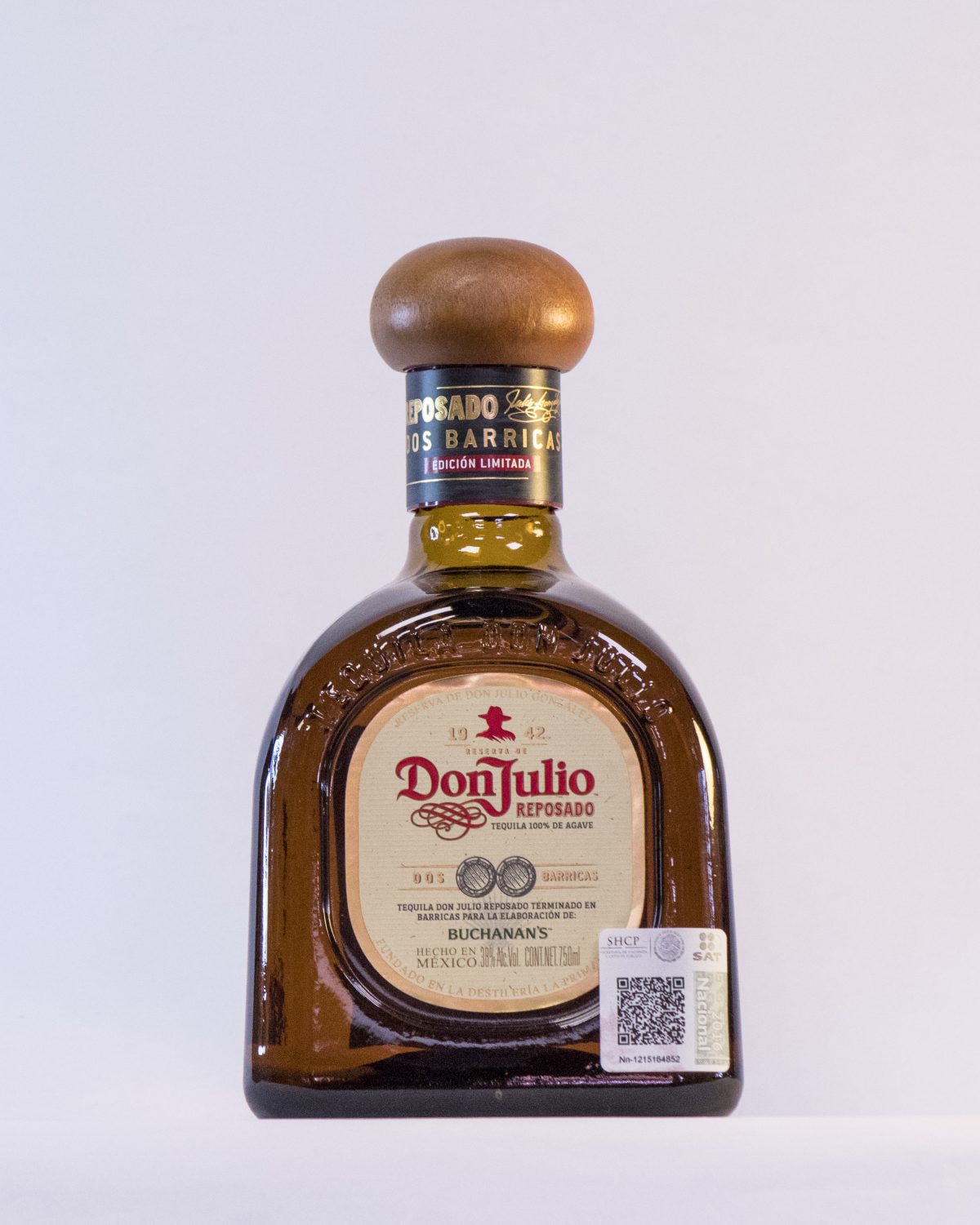 TEQUILA DON JULIO REPOSADO DOS BARRICAS 750 ML